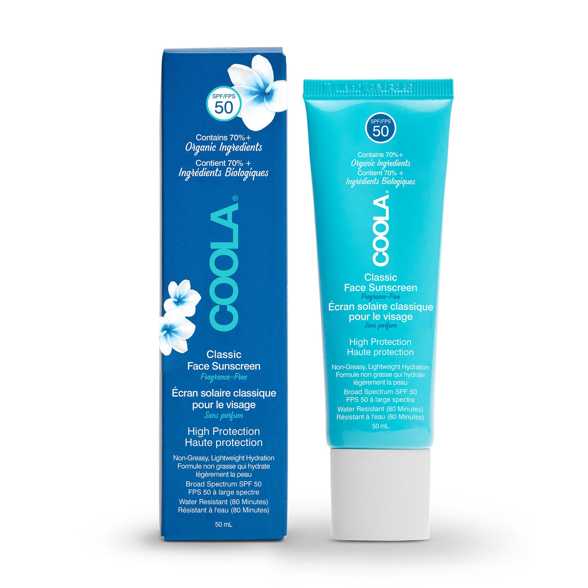 Classic Face Sunscreen Lotion SPF 50 - Fragrance-Free – COOLA Italy